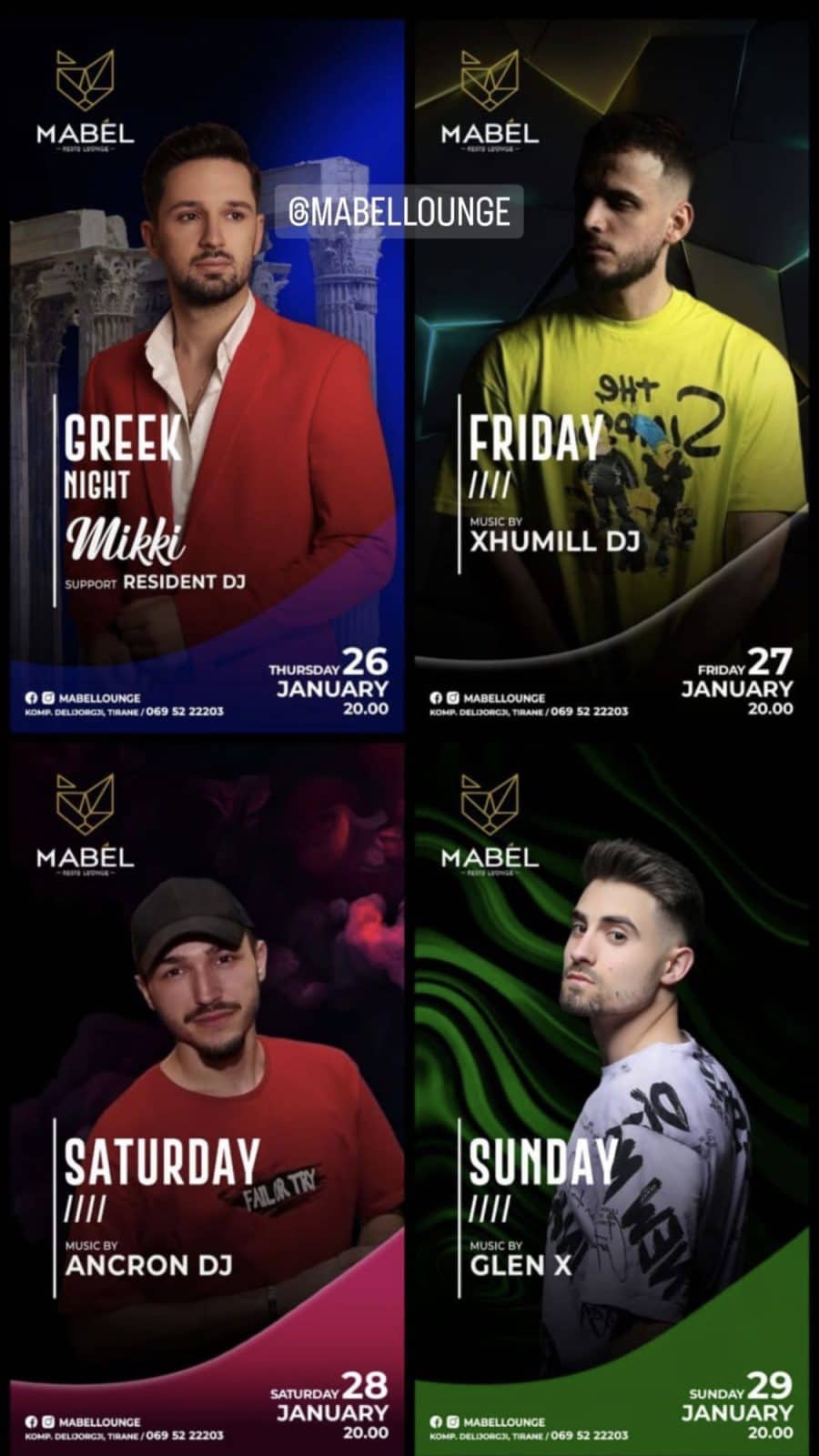 Fundjava te "Mabel Lounge" - Almanart