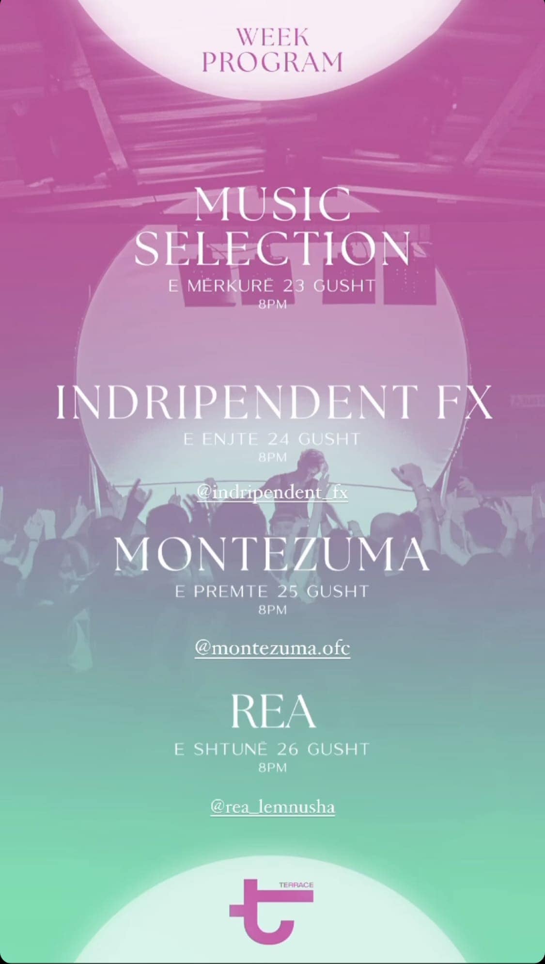 Fundjava te "Tunel Terrace" Tirane - Almanart