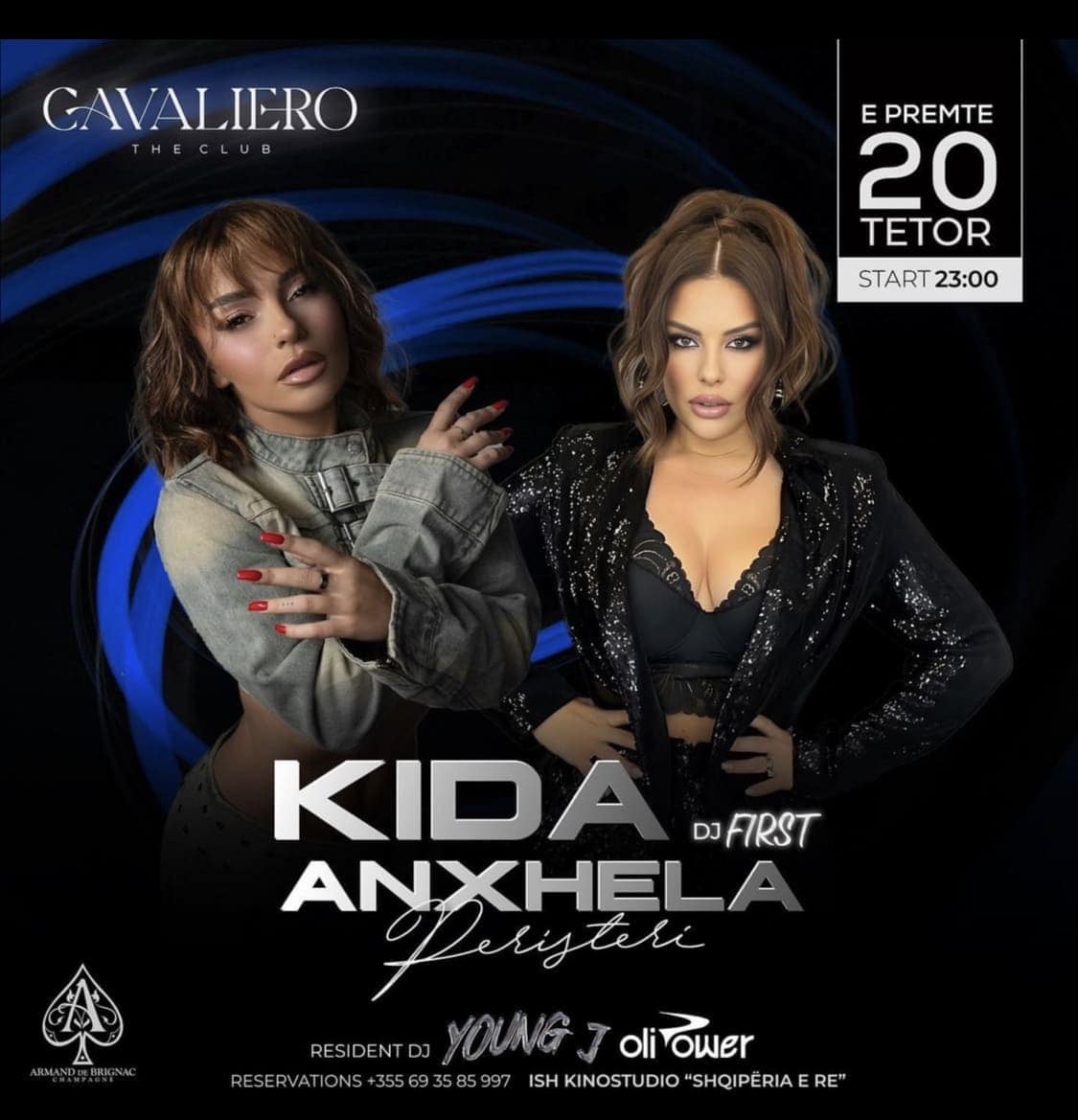 Kida & Anxhela Peristeri te "Cavaliero Club" Tirane - Almanart