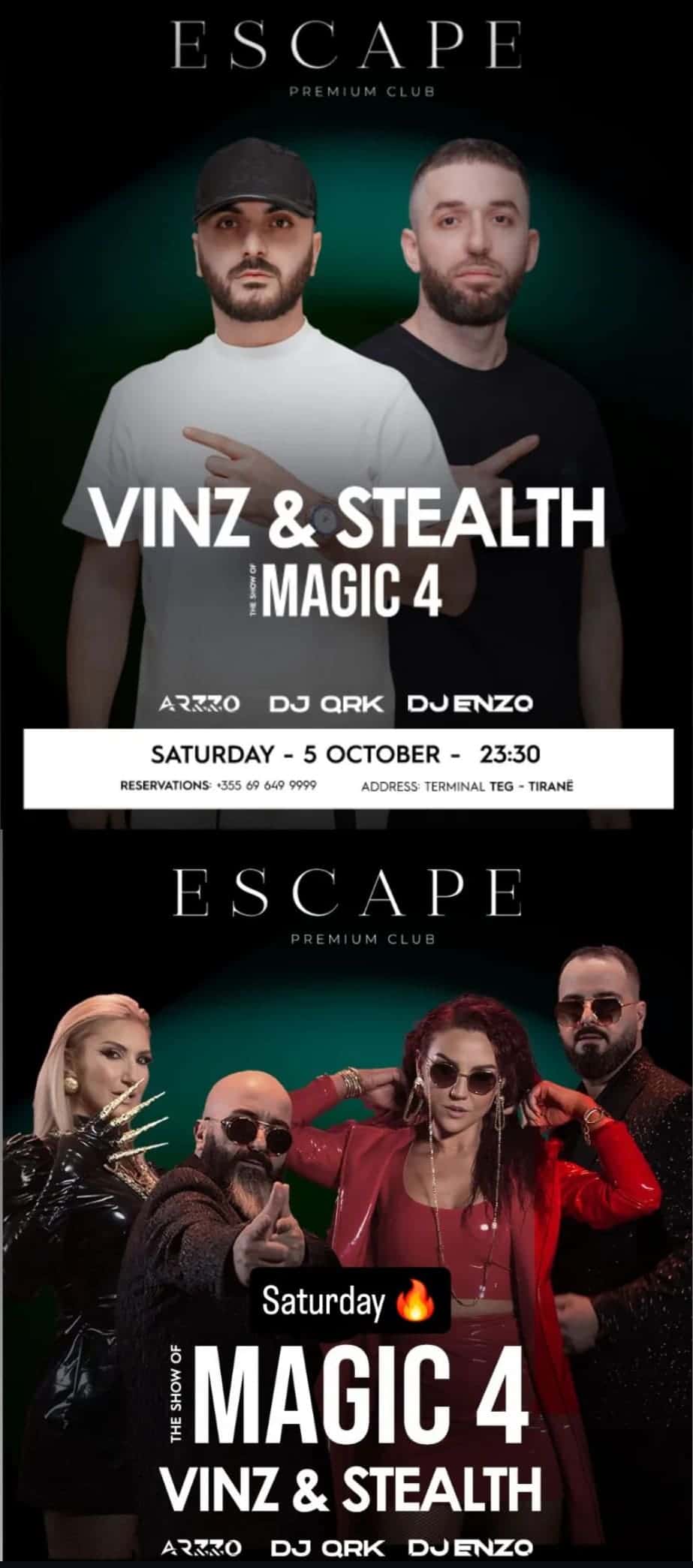 Fundjava te "Escape Premium Club" Tiranë - Almanart
